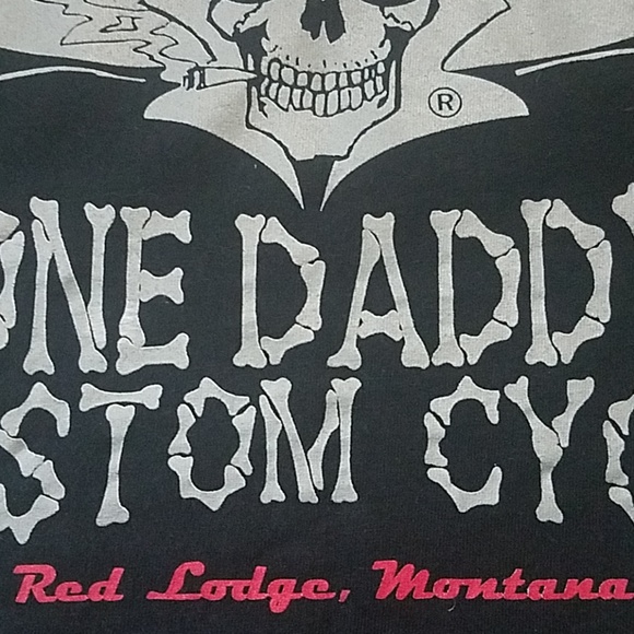 Skull | Tops | Bone Daddys Custom Cycle Tshirt | Poshmark